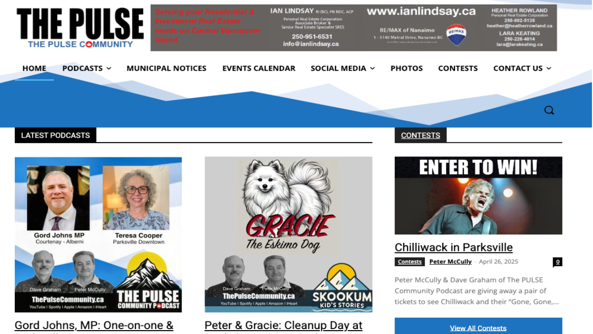 The PULSE Community | Parksville Qualicum Podcasts & Contests